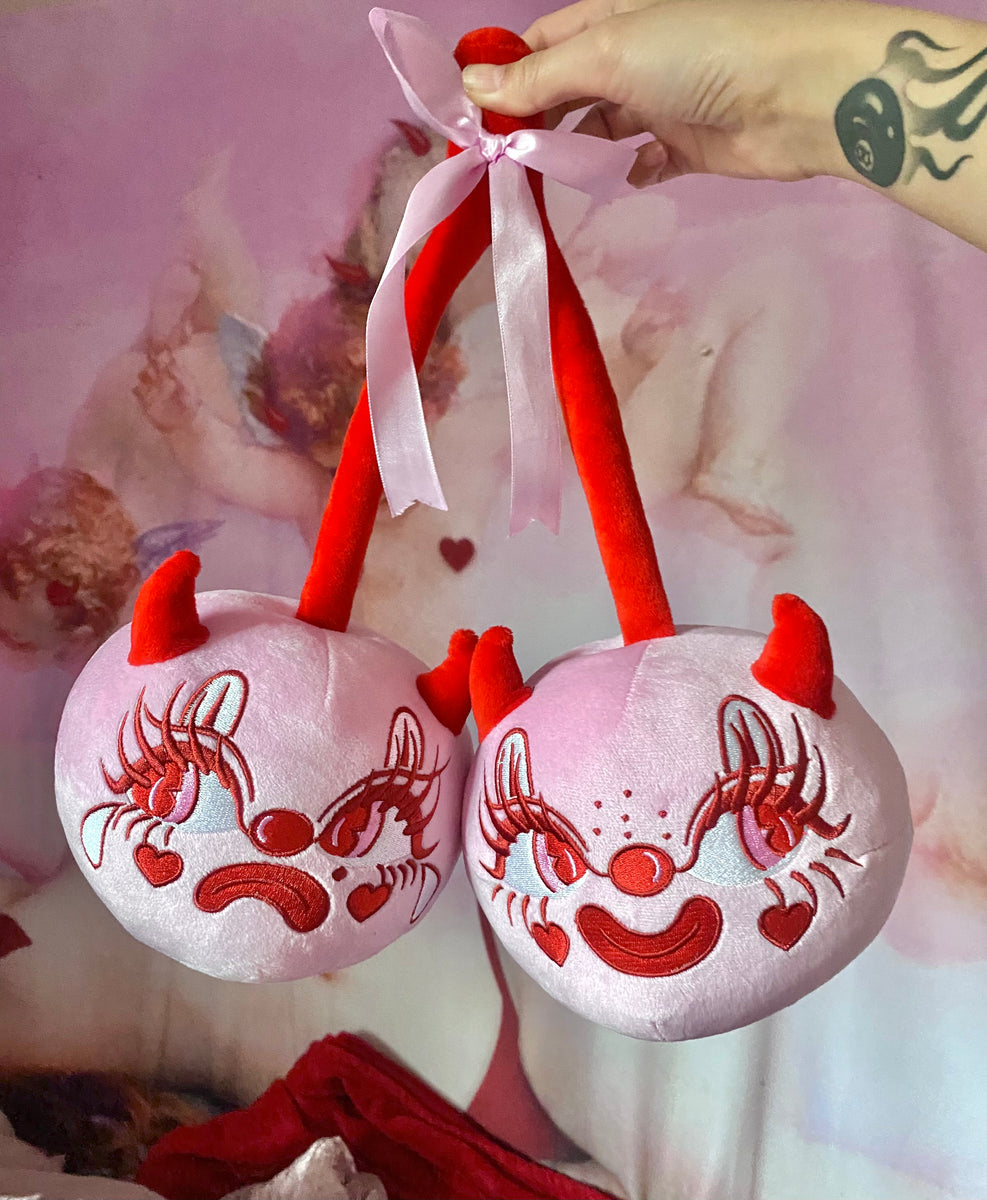 Devil Cherry Plush Toy – Creepy Gals
