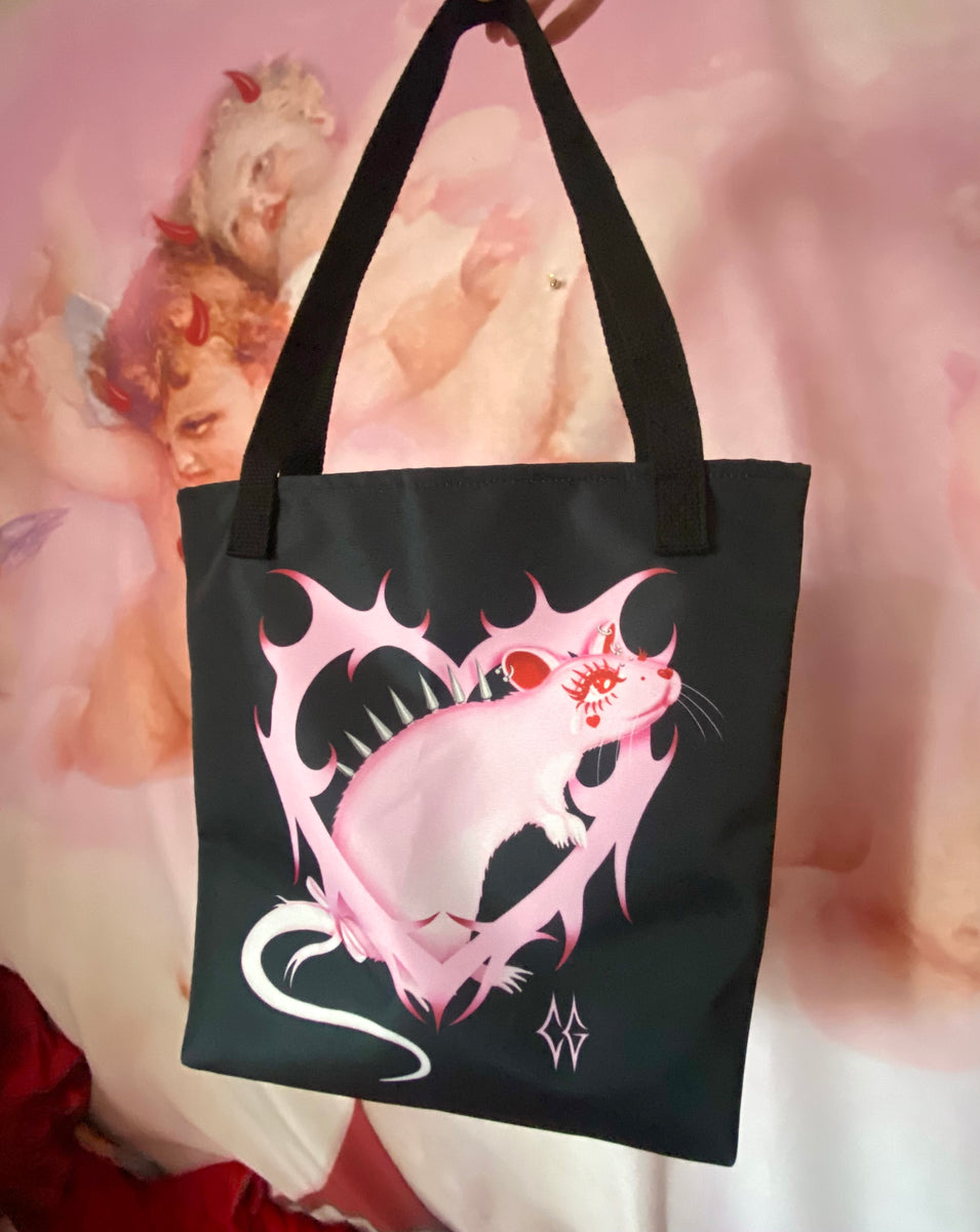 Trash E. The Rat Tote Bag – Creepy Gals